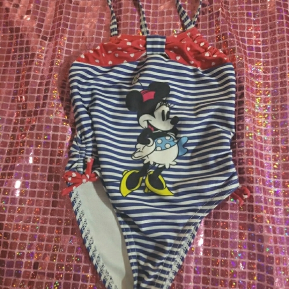 Disney | Swim | Retro Disney Minnie Mouse Bathing Suit 8m | Poshmark
